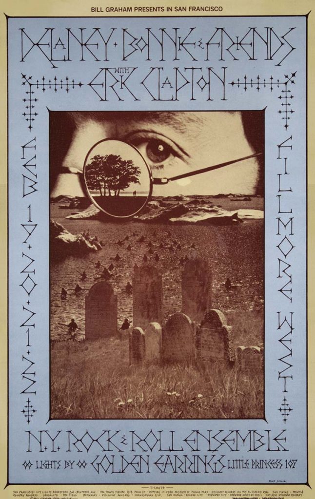 DAVID SINGER. Delaney & Bonnie & Friends, Fillmore West, BG-218, 1970 ...